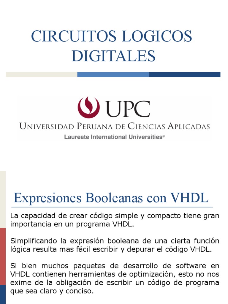 Expresiones Booleanas Con VHDL - Parte 1 | PDF | Vhdl | Gestión de ... Expresiones Booleanas Con VHDL - Parte 1 | PDF | Vhdl | Gestión de ...