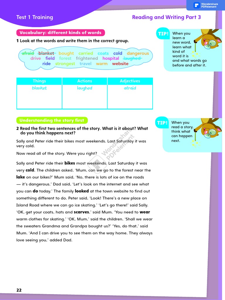 MIni Movers Trainer (Part 3) | PDF