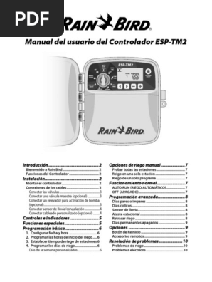 Manual Del Sistema De Riego Rain Bird Reviews For Rain Bird ARC6