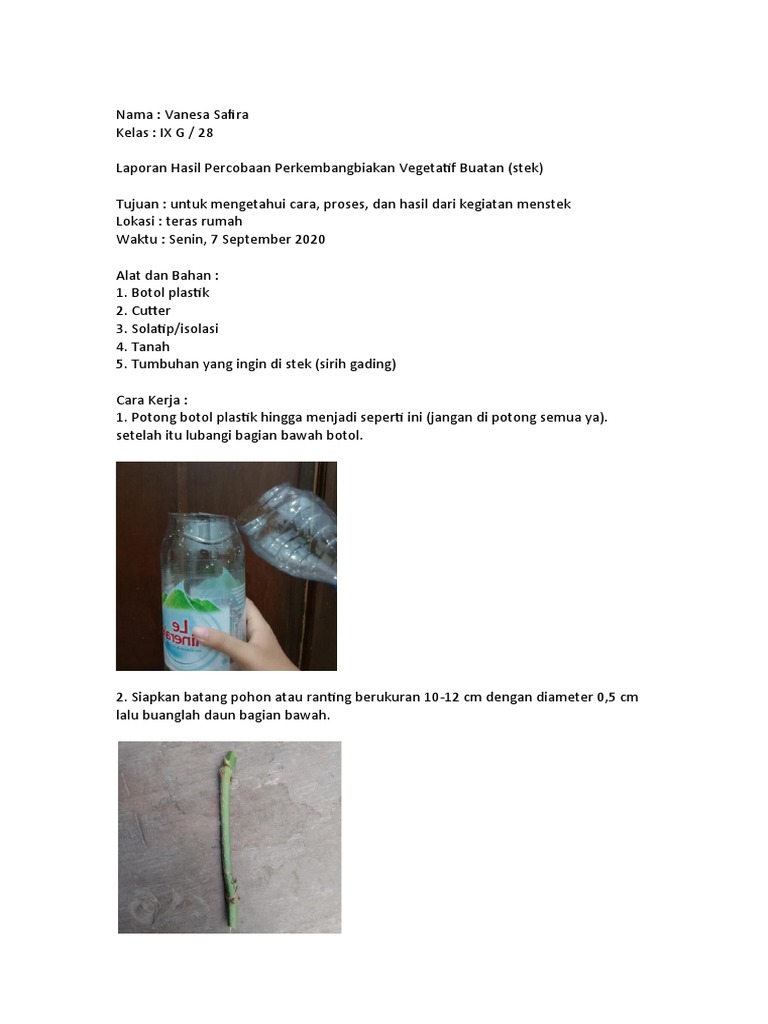 Laporan Percobaan | PDF