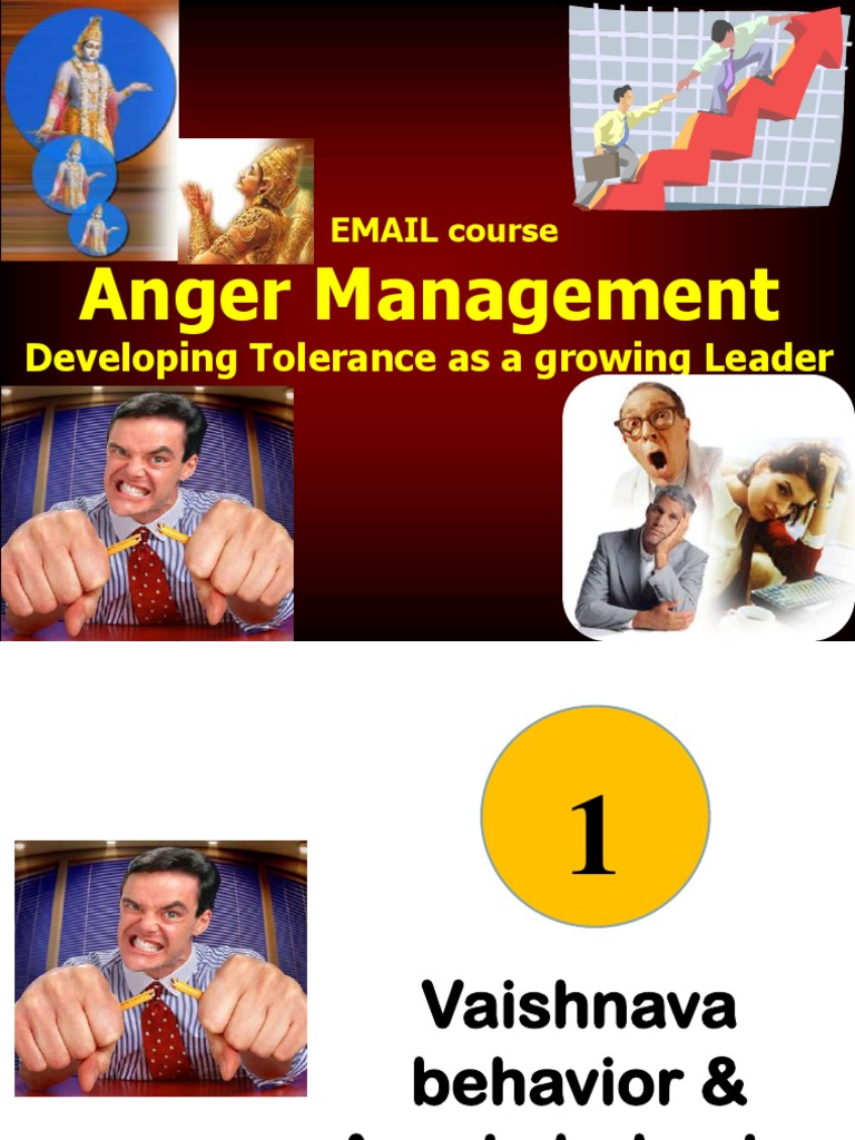 Anger Management - Developing Tolerance As A Growing Leader | PDF ...