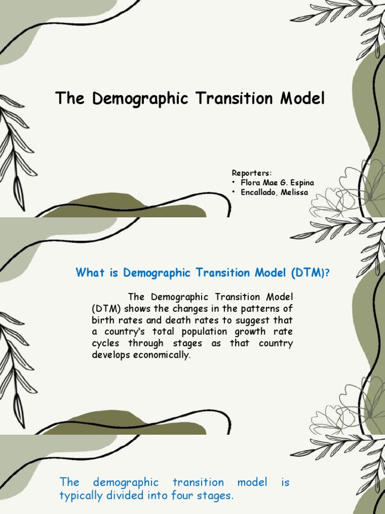 The Demographic Transition Model | PDF