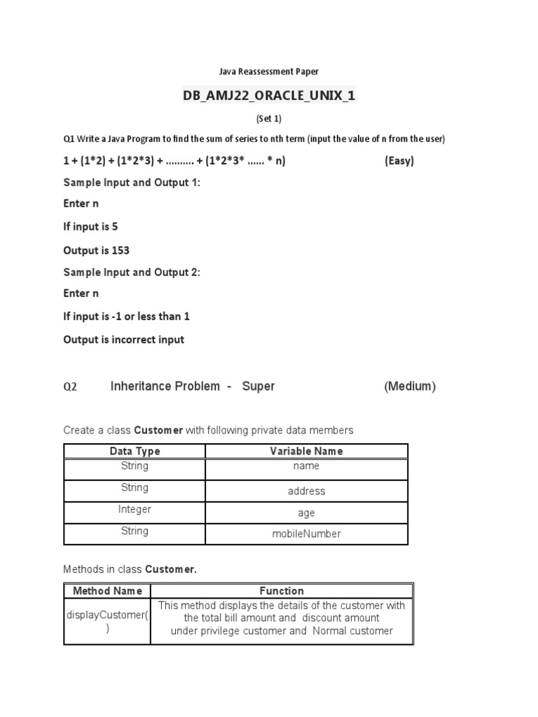 Set 1 Pdf Parameter Computer Programming Class Computer Programming 0150