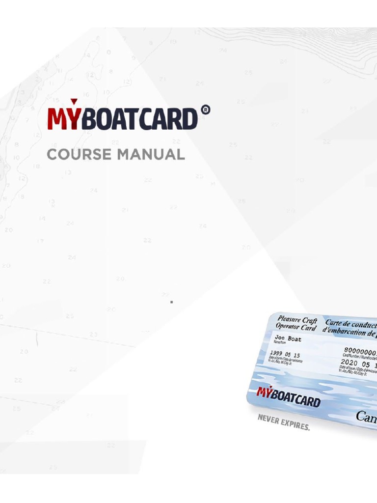 Boating License (PCOC) Course Manual | PDF | Anchor | Water Transport