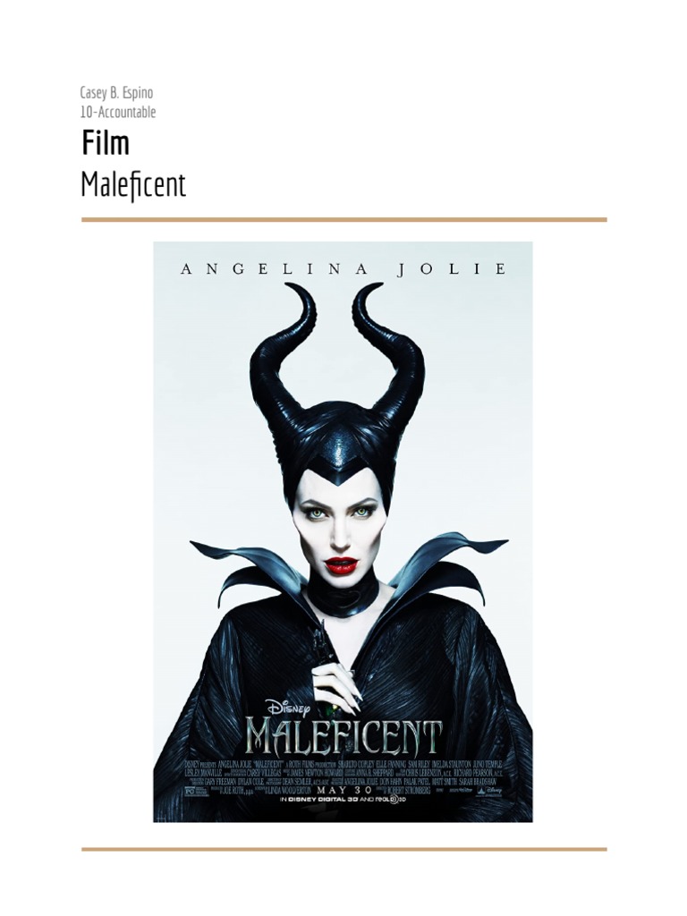 Maleficent Film | PDF | Sleeping Beauty