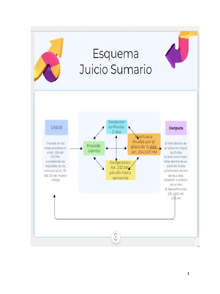 Esquema Juicio Sumario Final. | PDF | Ley Pública | Justicia