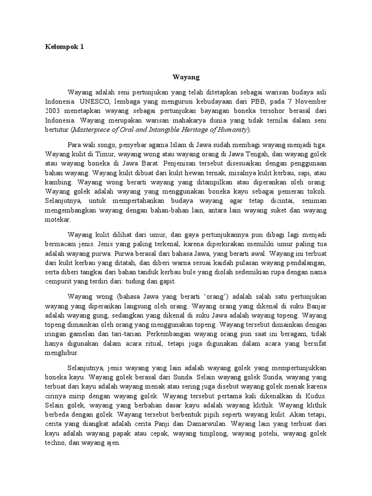 Teks Kelompok 1 | PDF