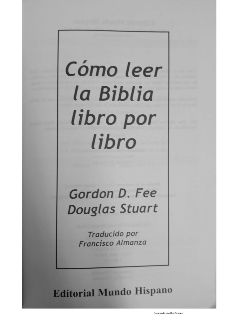 Gordon Fee - Génesis | PDF