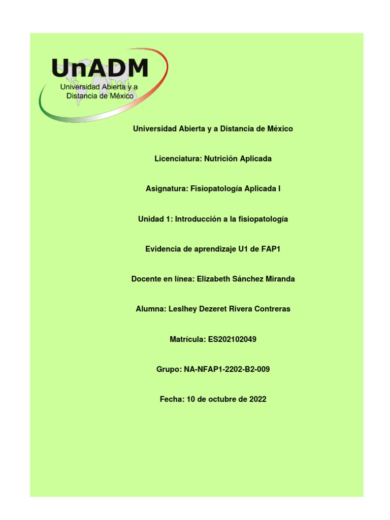 Nfap1 U1 Ea Lerc | PDF