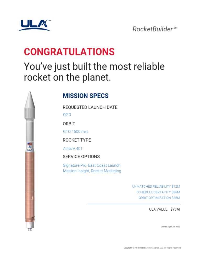 Rocket Builder | PDF