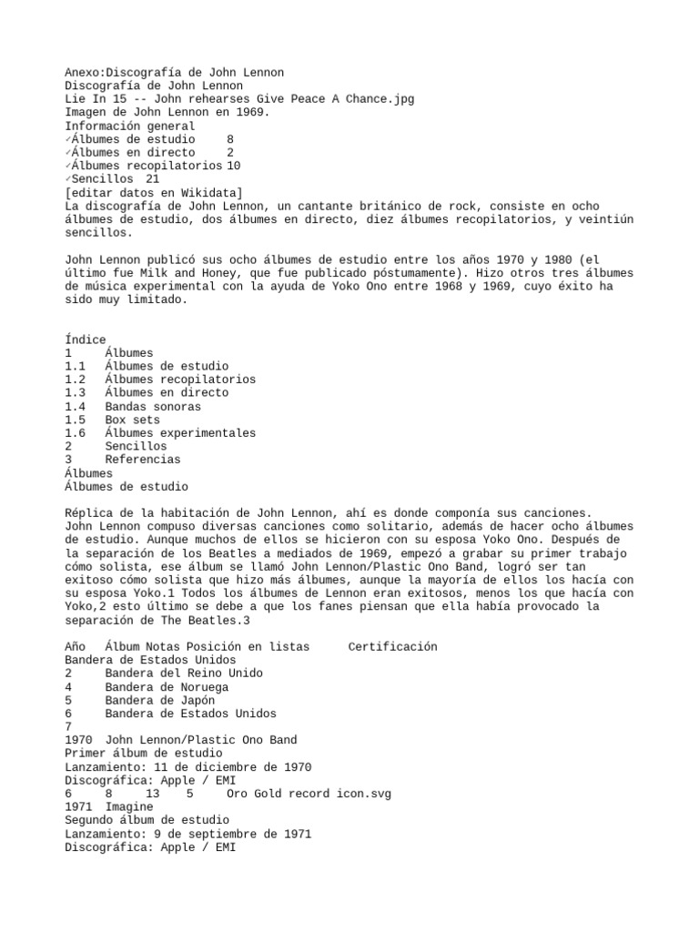 Jhon Lennon | PDF | John Lennon | Yoko Ono