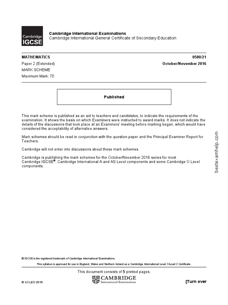 Igcse | PDF | Educational Assessment And Evaluation | Qualifications
