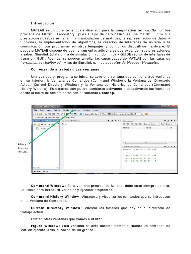 Introduccion A Matlab | PDF | Matlab | Ingeniería Informática