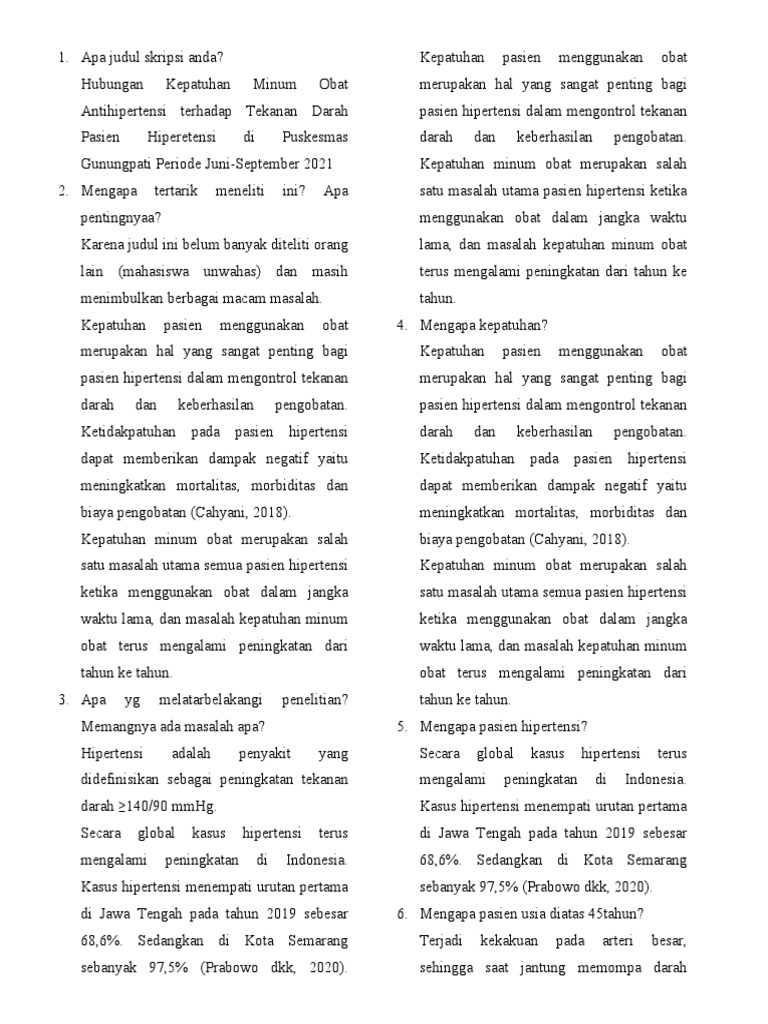 Soal Skripsi | PDF Soal Skripsi | PDF