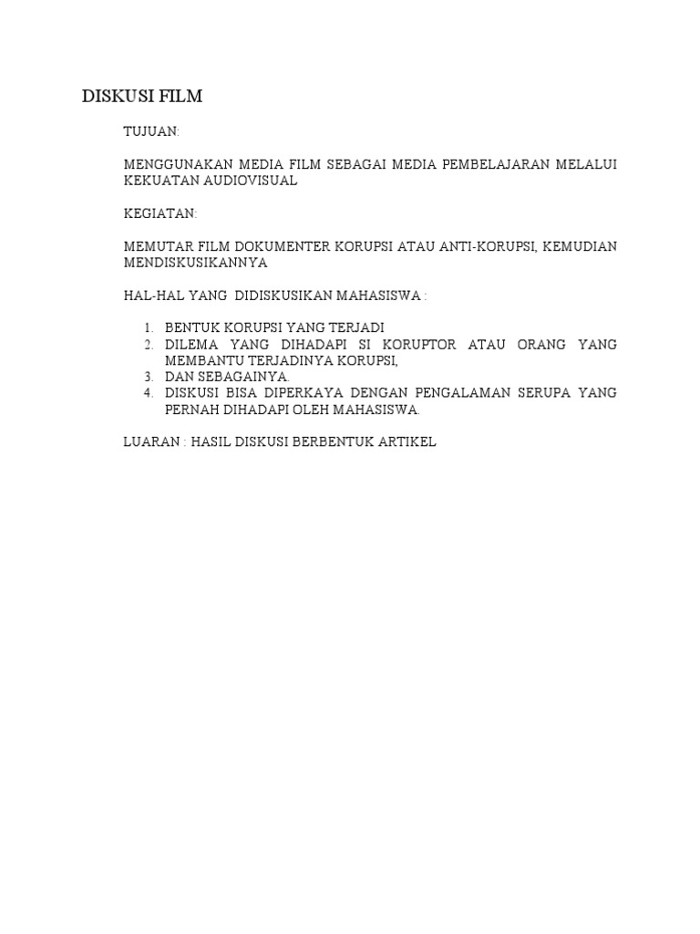 Diskusi Film | PDF