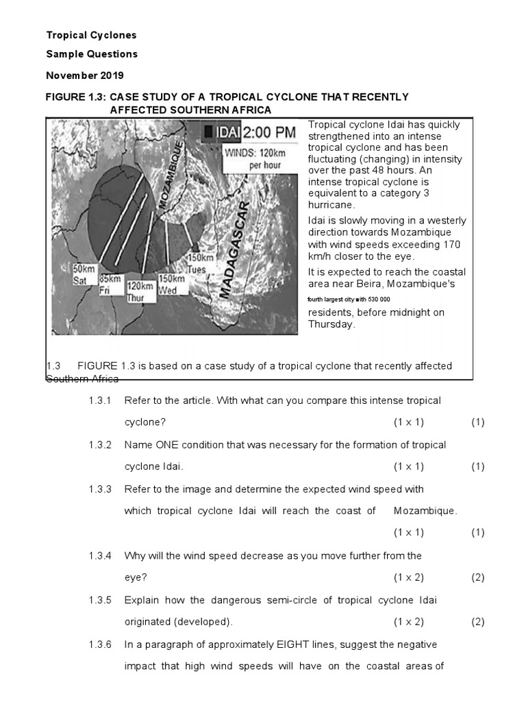 Tropcal Cyclones Pdf Tropical Cyclones Eye Cyclone