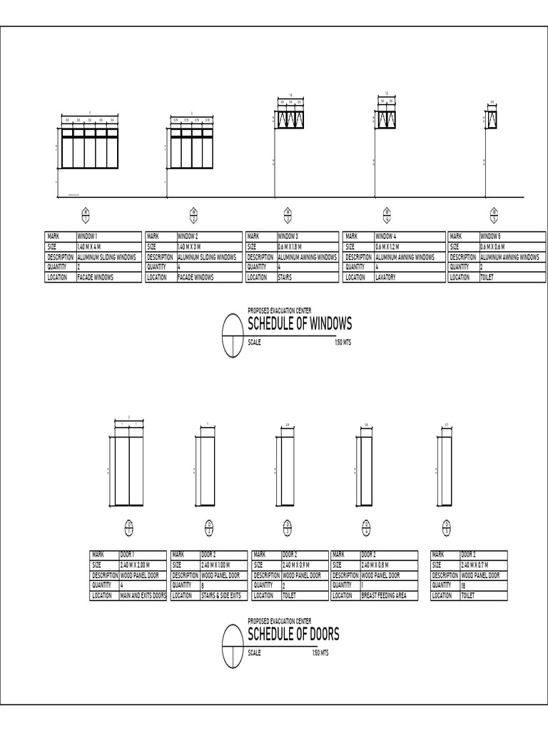 Schedule | PDF | Door | Window
