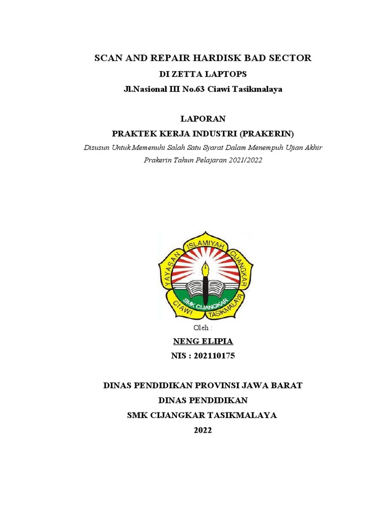 Scan dan Perbaikan Bad Sector Hardisk | PDF