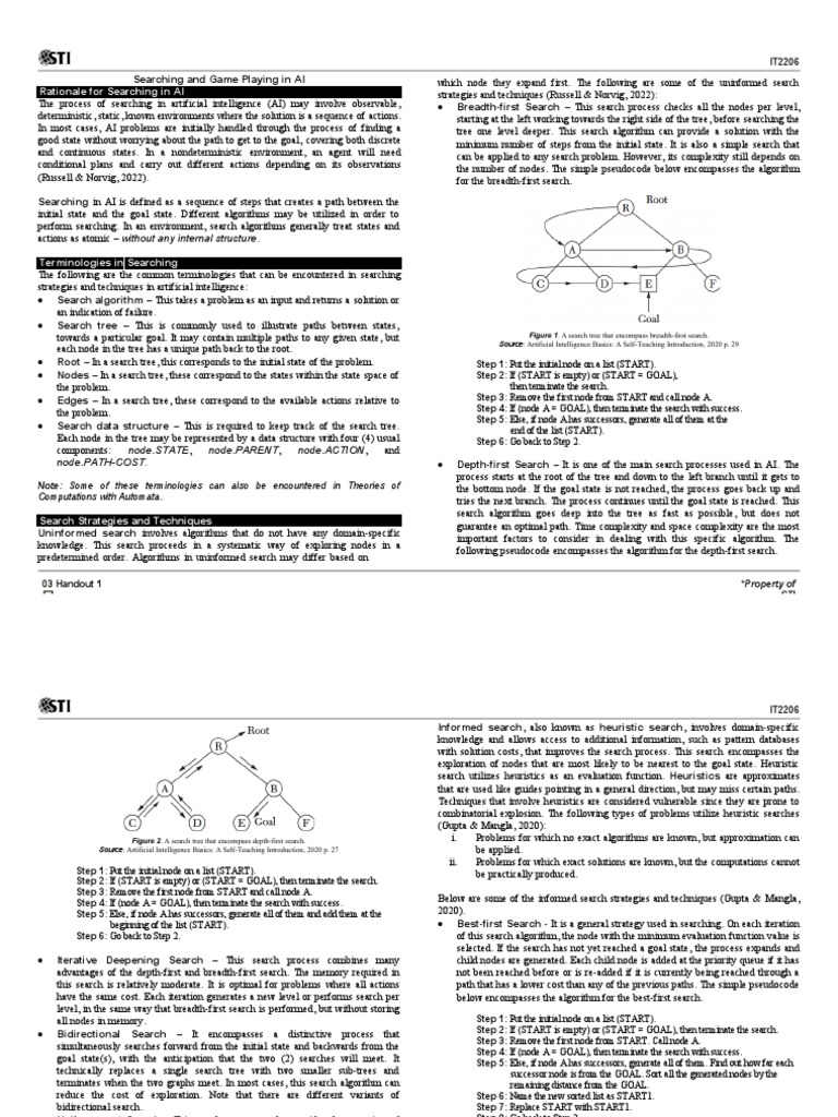 03 Handout 1 | PDF | Artificial Intelligence | Intelligence (AI) & Semantics