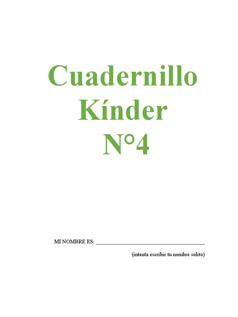 Cuadernillo 4 | PDF