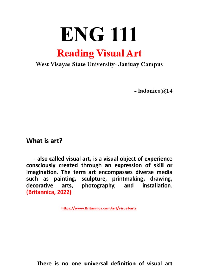 Eng 111 Presentation | PDF