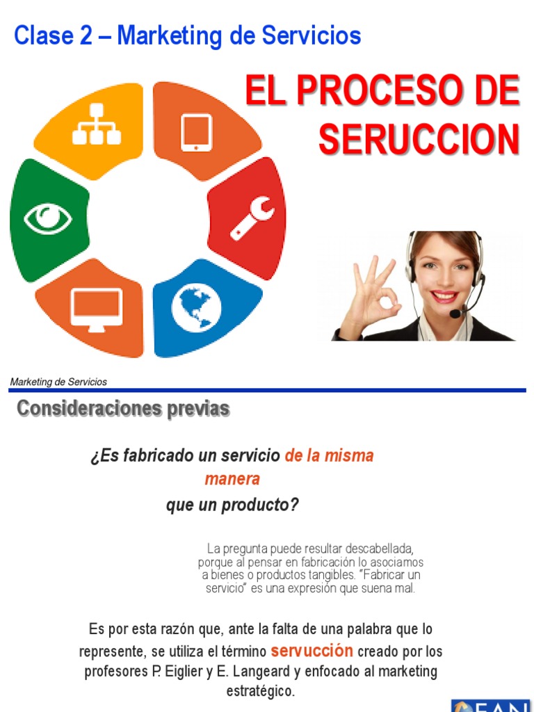 Clase 2 - MARKETING DE SERVICIOS - SERVUCCION | PDF | Marketing | Calidad (comercial)