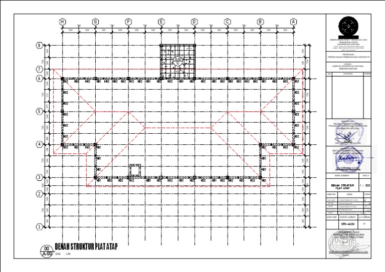 Denah Kolom Baja | PDF