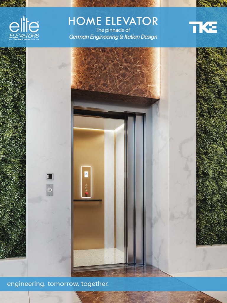 Home Elevator: German Engineering & Italian Design | PDF | Door | Elevator