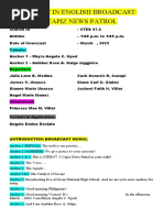 English News Report Script | PDF