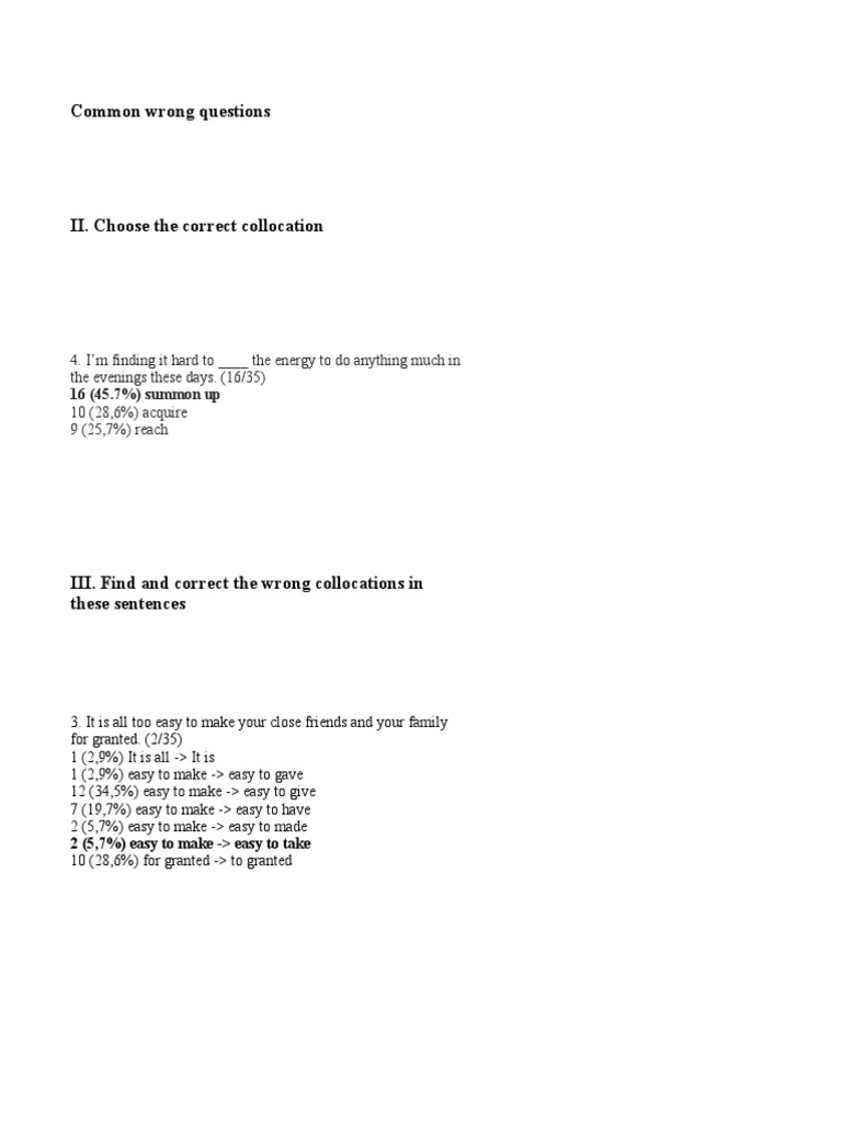 Common Collocation Mistakes | PDF | Electric Power | Rechargeable Battery