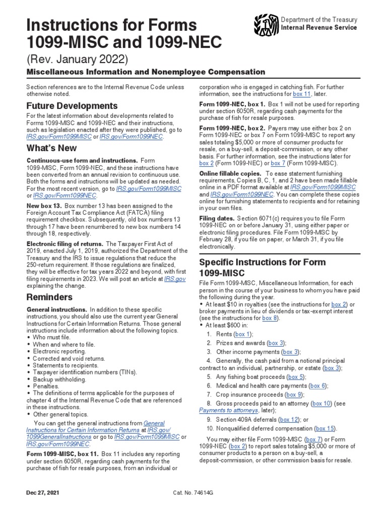I 1099 Mec | PDF | Irs Tax Forms | Social Security (United States)