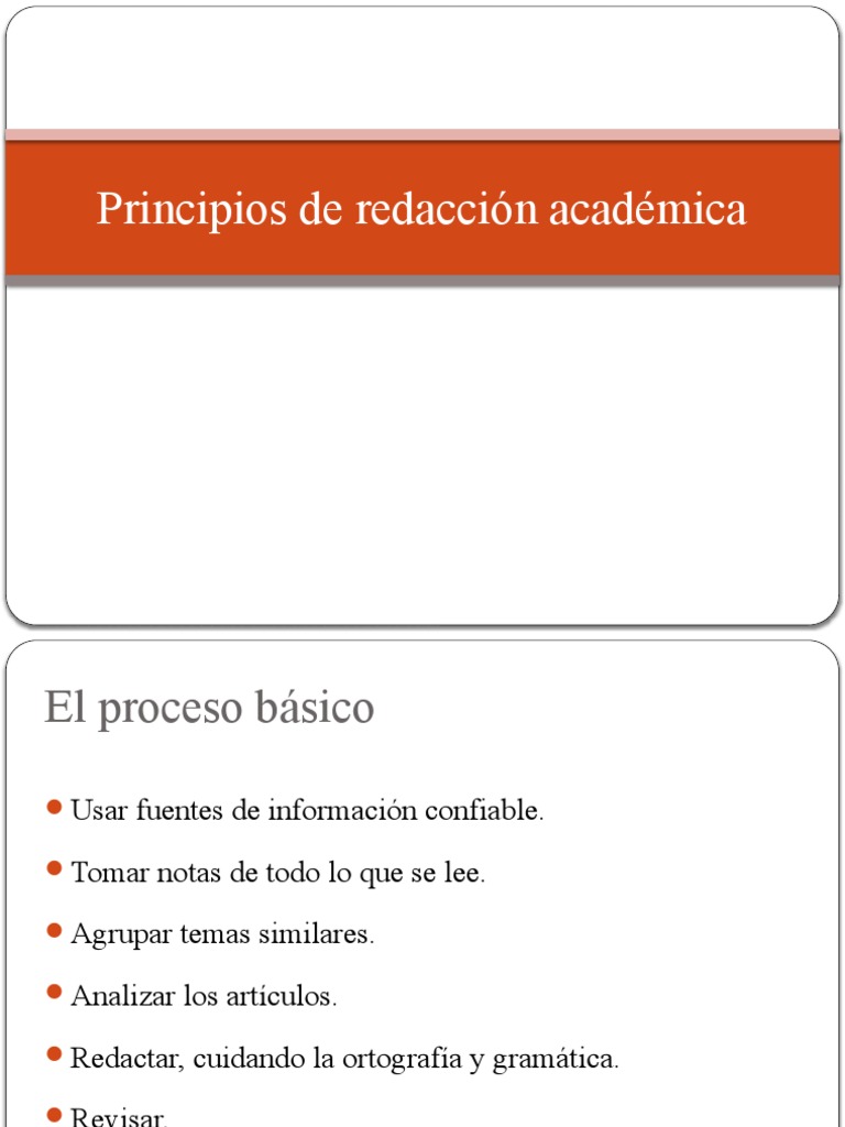 Principios de Redacción Académica | PDF | Predicado (Gramática)