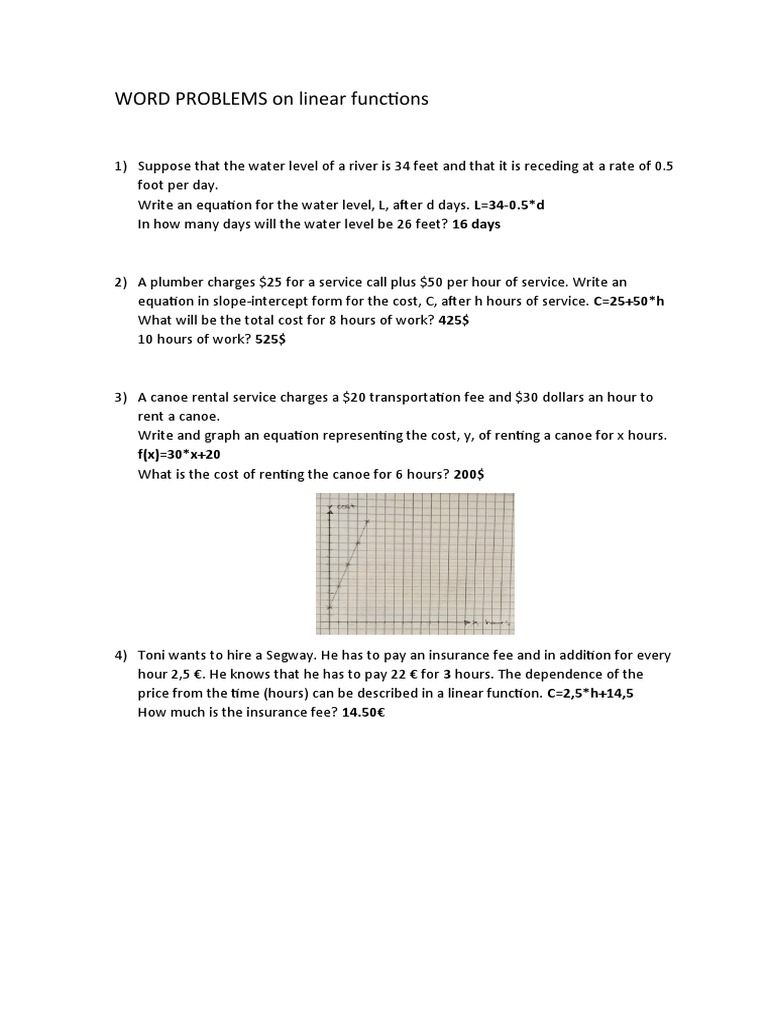 Functions Homework Part 2 | PDF