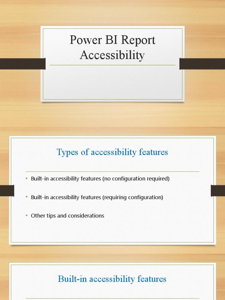 Report Accessibility Microsoft Power Bi Pdf