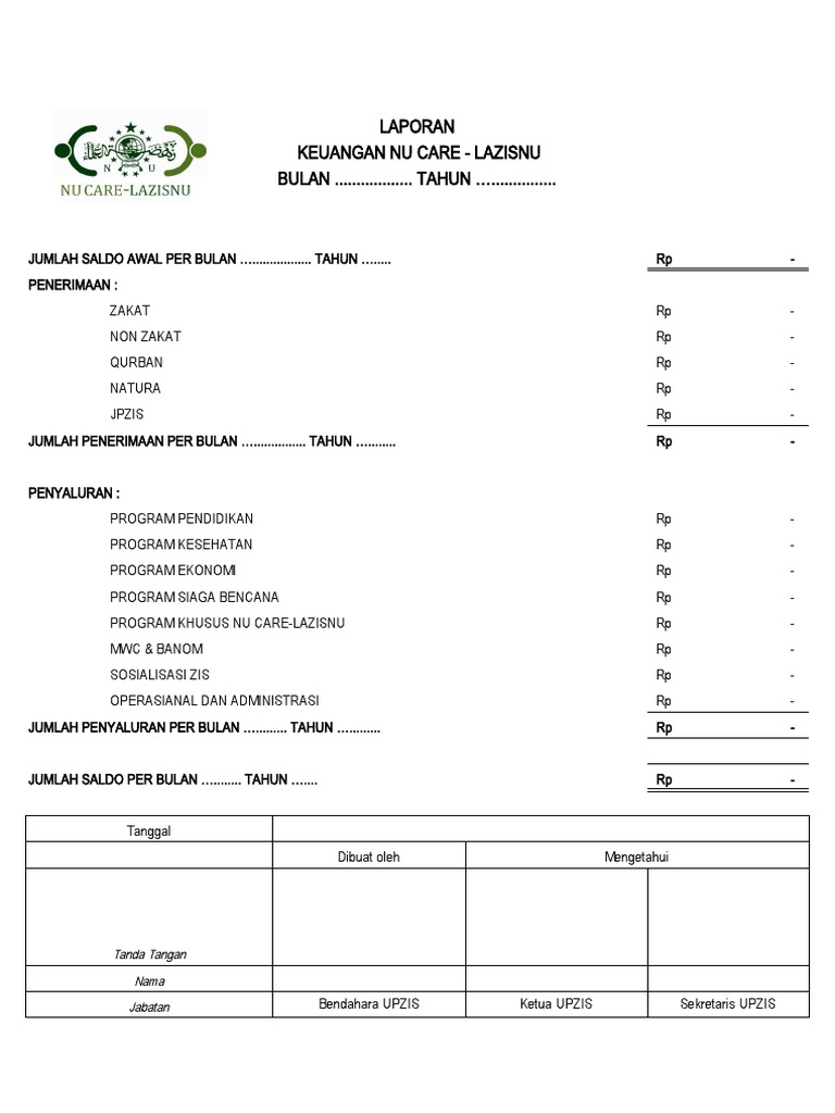 Format Kosong | PDF