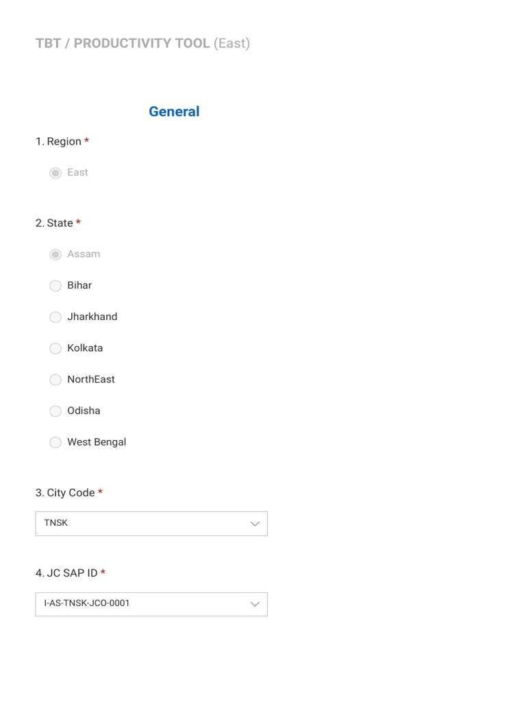 TBT _ PRODUCTIVITY TOOL (East) | PDF | Software | Computing
