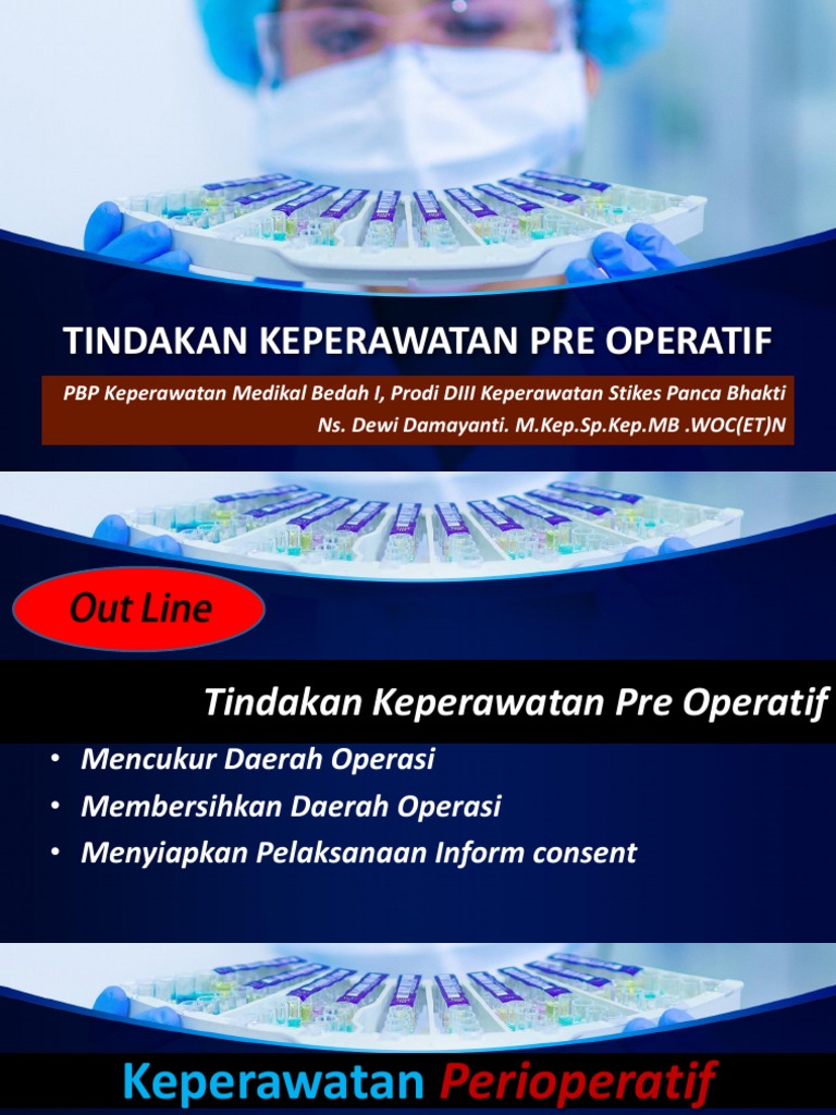 KMB 1 Tindakan Keperawatan Pre Operatif | PDF