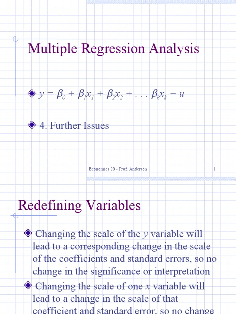 CH 06 | PDF | Errors And Residuals | Regression Analysis