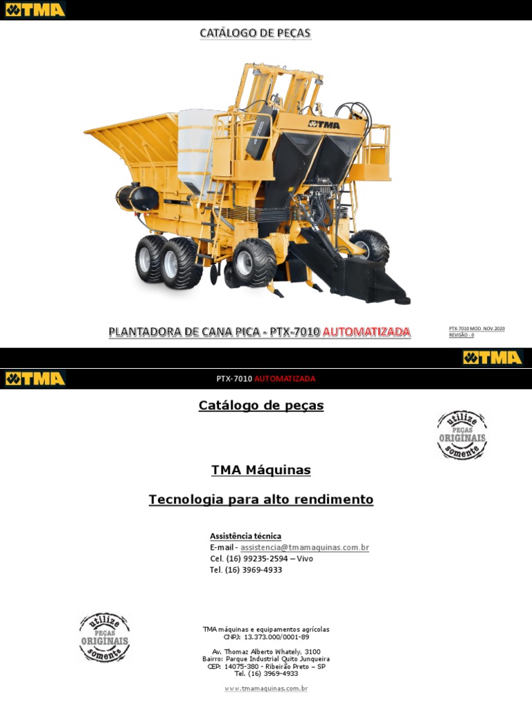 Catálogo de Peças Tma | PDF | Eixo | Bens manufaturados