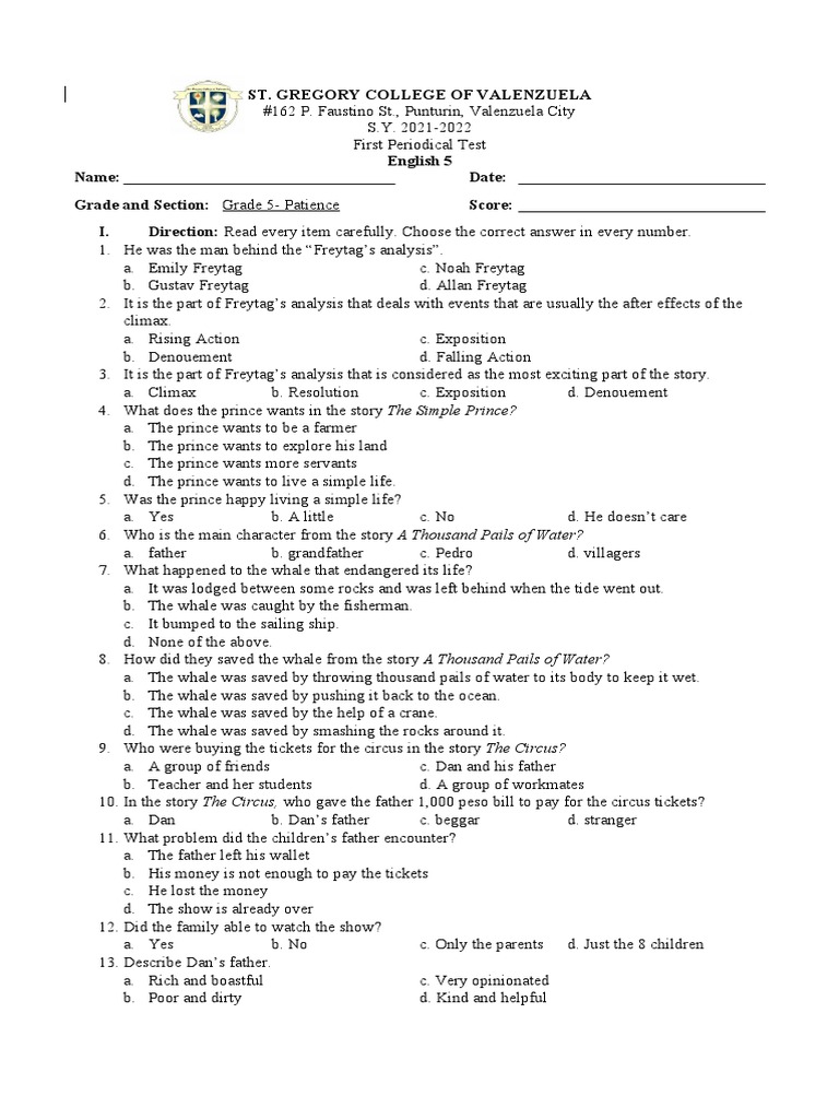 G5 ENGLISH (1st Quarter) | PDF | Rhyme | Linguistics