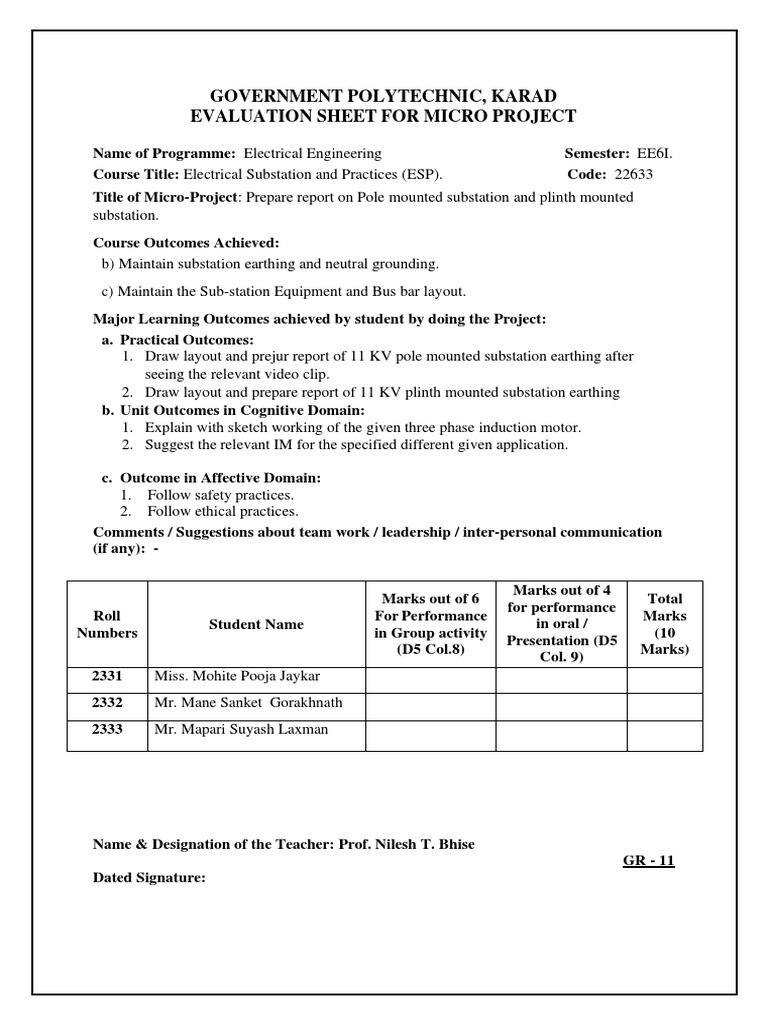 ESP-report 22633 (31-33) | PDF | Electric Power Distribution | Electrical Substation