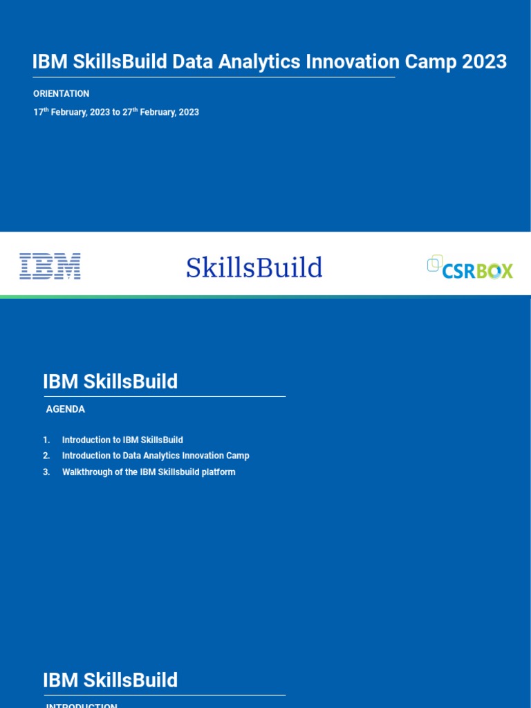 IC-Data Analytics Learner Orientation | PDF | Machine Learning | Analytics
