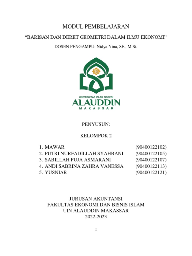 Modul Pembelajaran | PDF