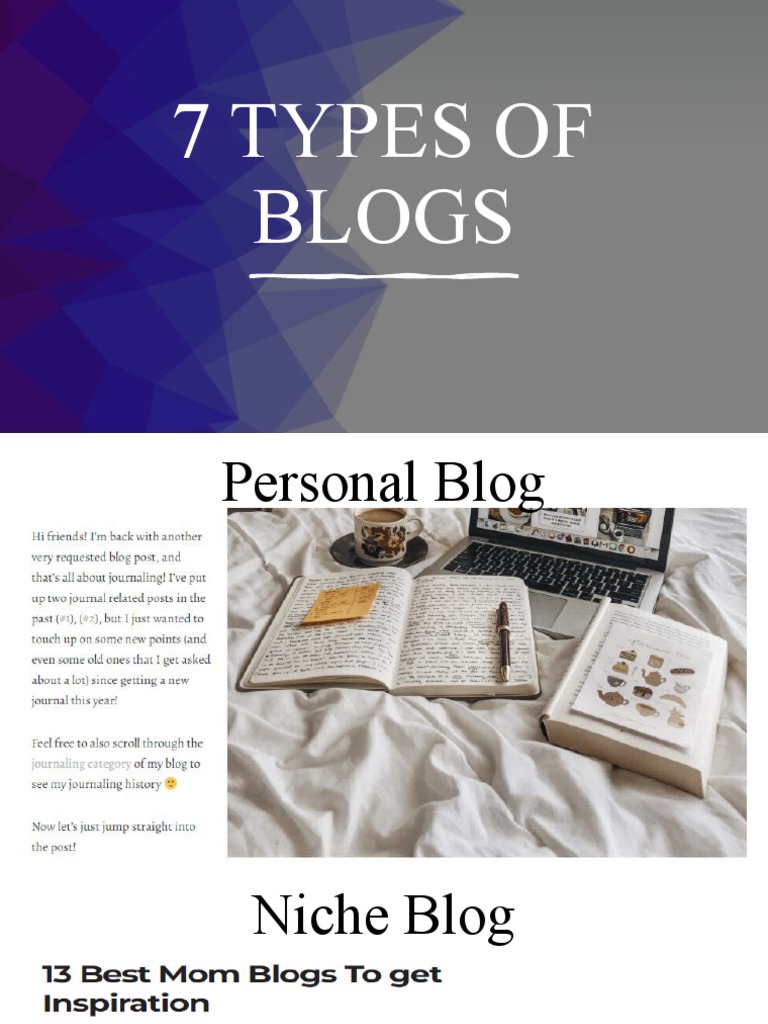 7 Types of Blogs | PDF