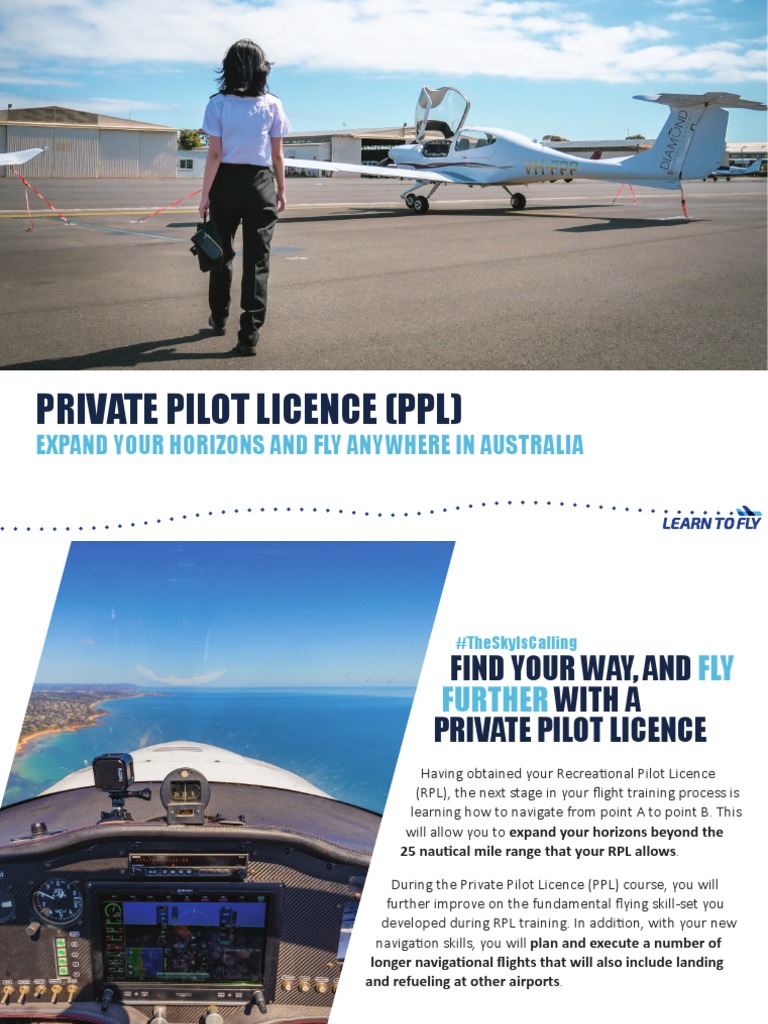 Private Pilot Licence PPL LTF Course Guide | PDF | Aviation | Transport