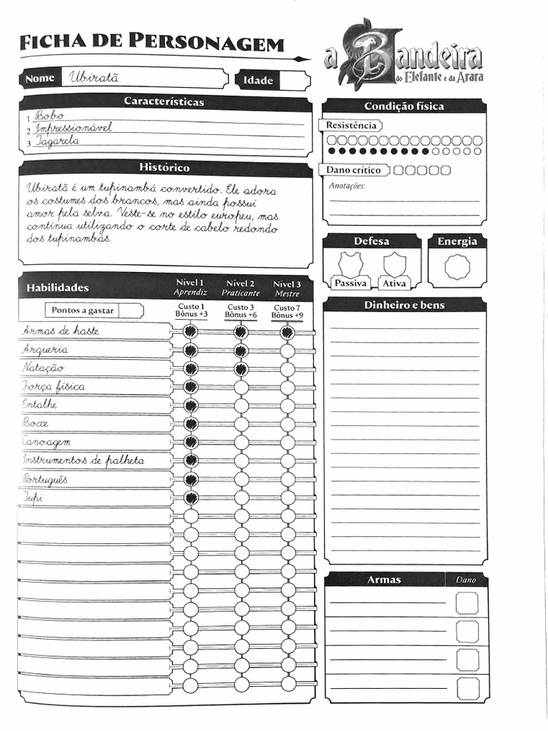 Fichas Bandeira | PDF