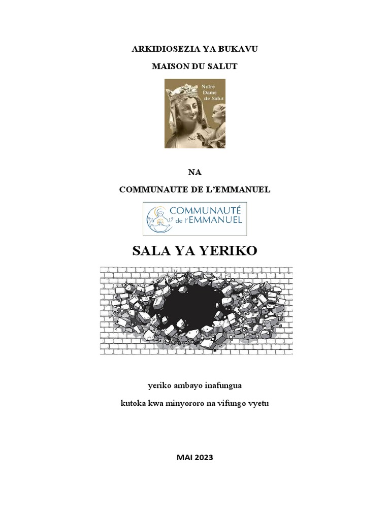 Priere de Jericho Livret A Imprimer | PDF