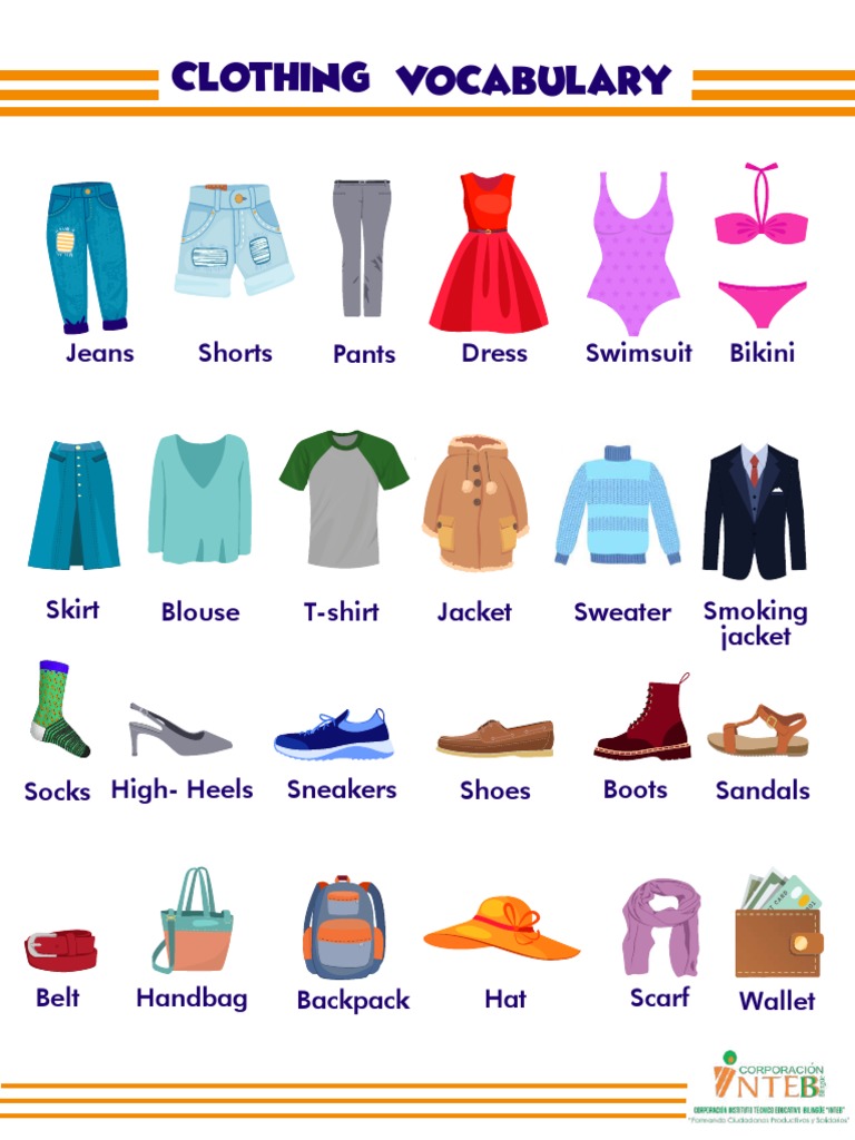 Clothing Vocabulary L9 | PDF