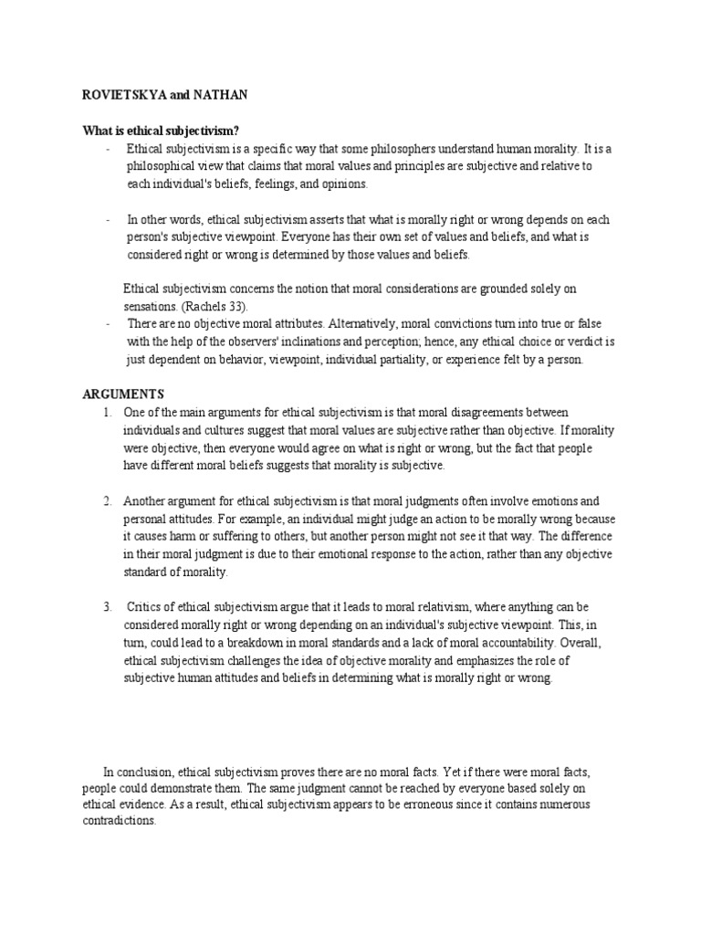 Definition | PDF | Morality | Objectivity (Philosophy)