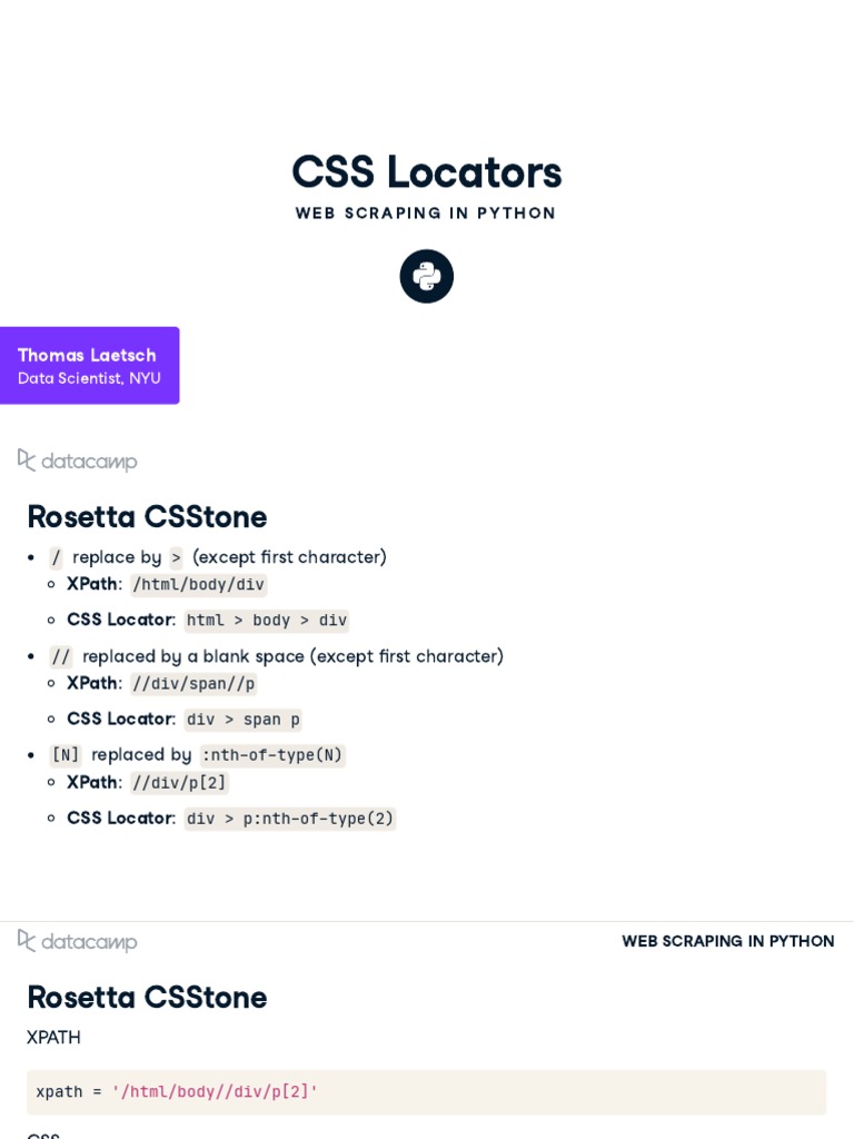 Chapter3-CSS Locators, Chaining, and Responses | PDF | World Wide Web ...